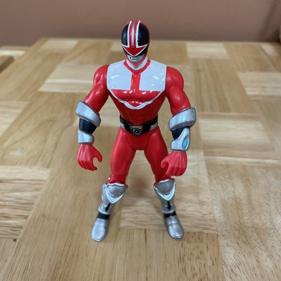 Bandai Namco | Toys | Power Rangers Time Force Red Strata Cycle Power ...